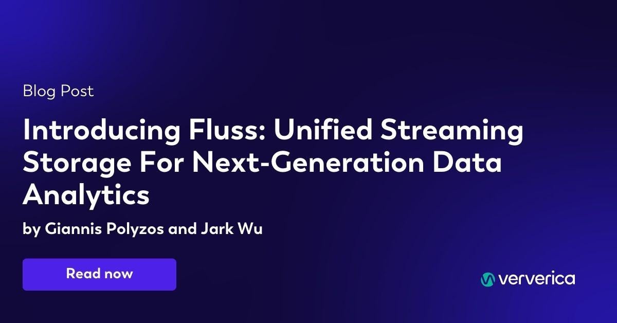Fluss: Unified Streaming Storage For Next-Generation Data Analytics
